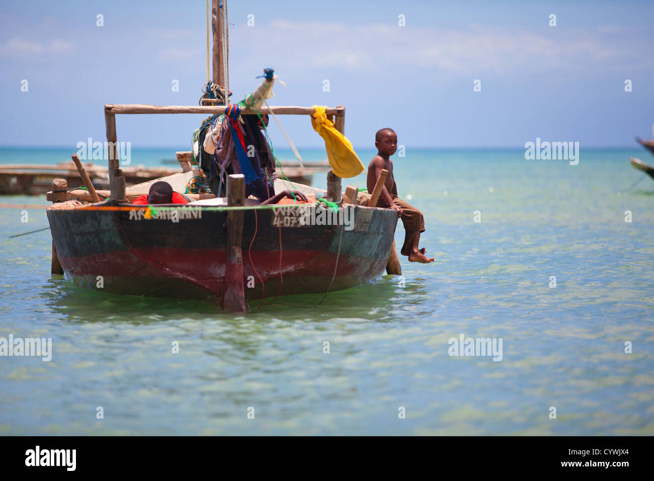 African boy boat hi-res stock photography and images - Alamy