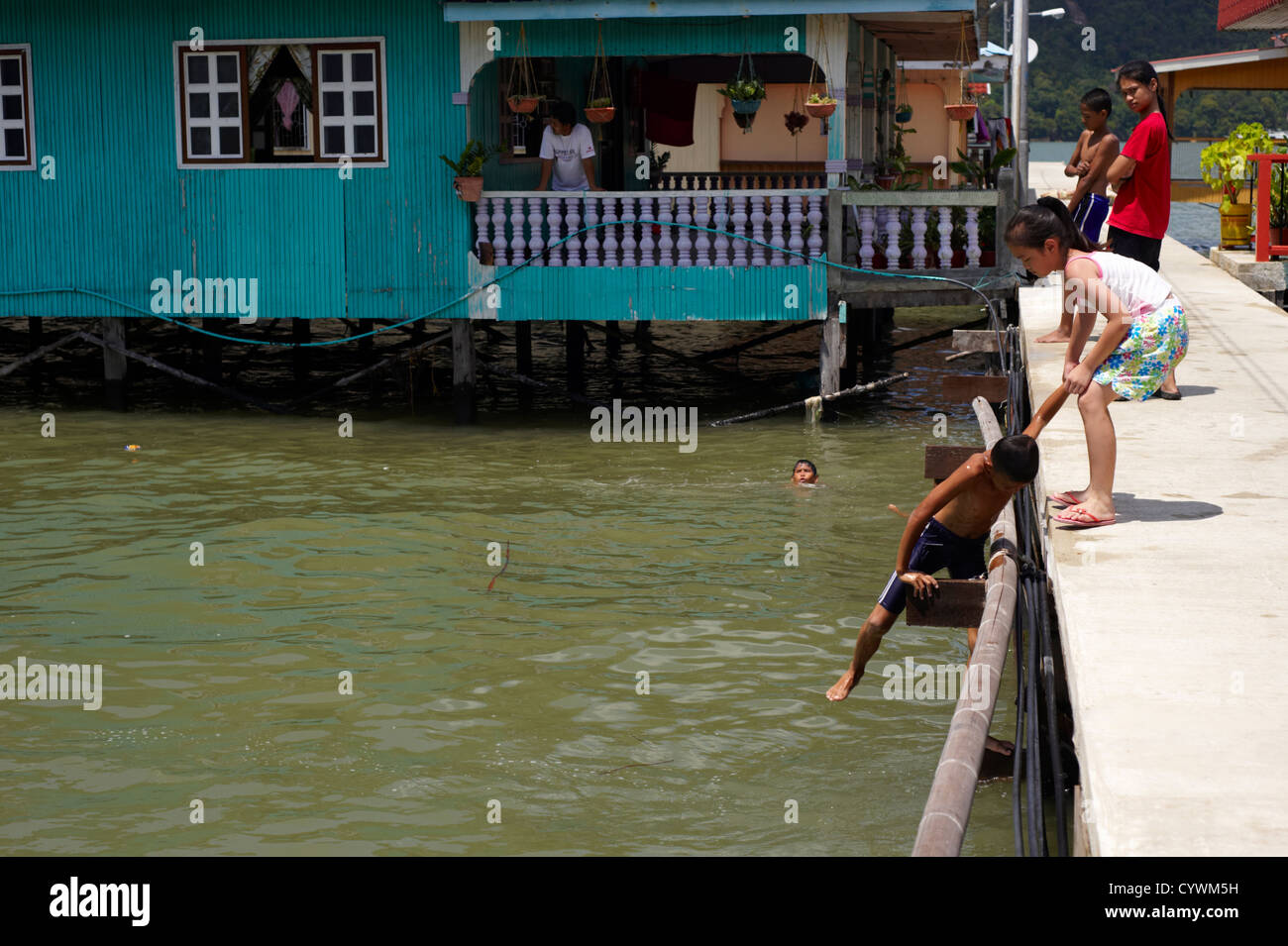 Buli sim sim water village hi-res stock photography and images - Alamy