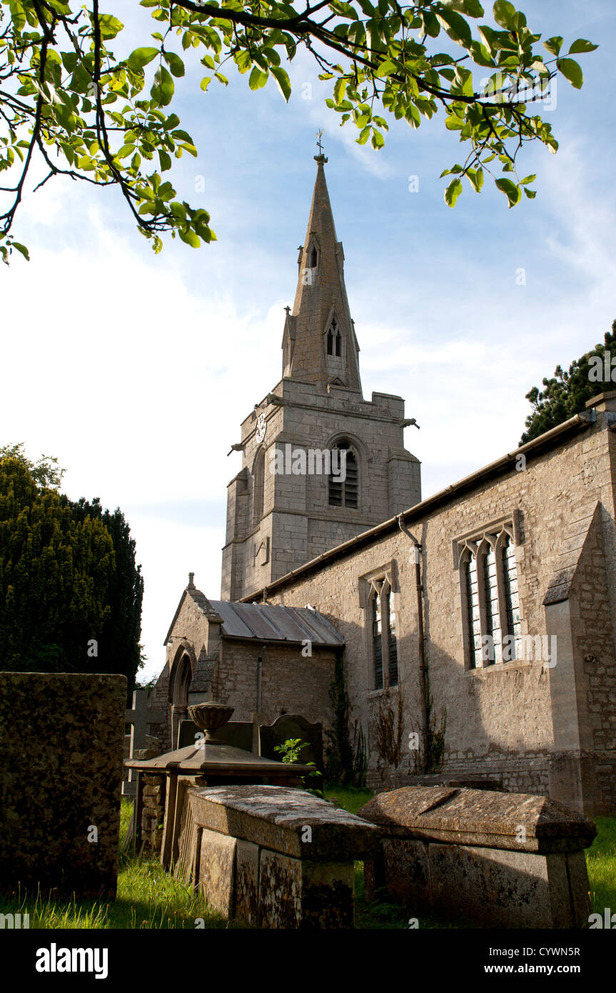St. Mary`s Church, North Witham, Lincolnshire, England, UK Stock Photo ...