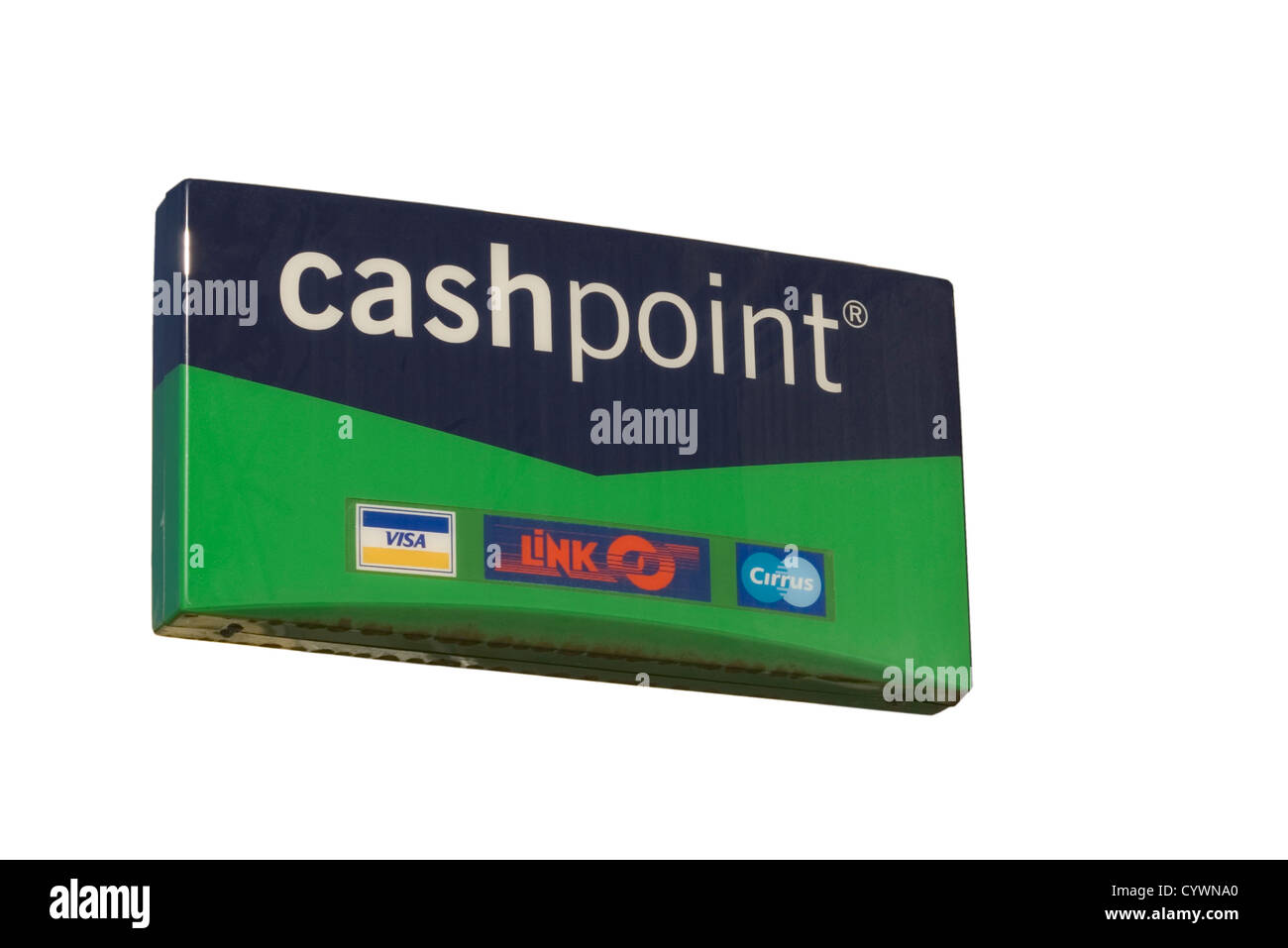 Cashpoint Sign uk Stock Photo - Alamy