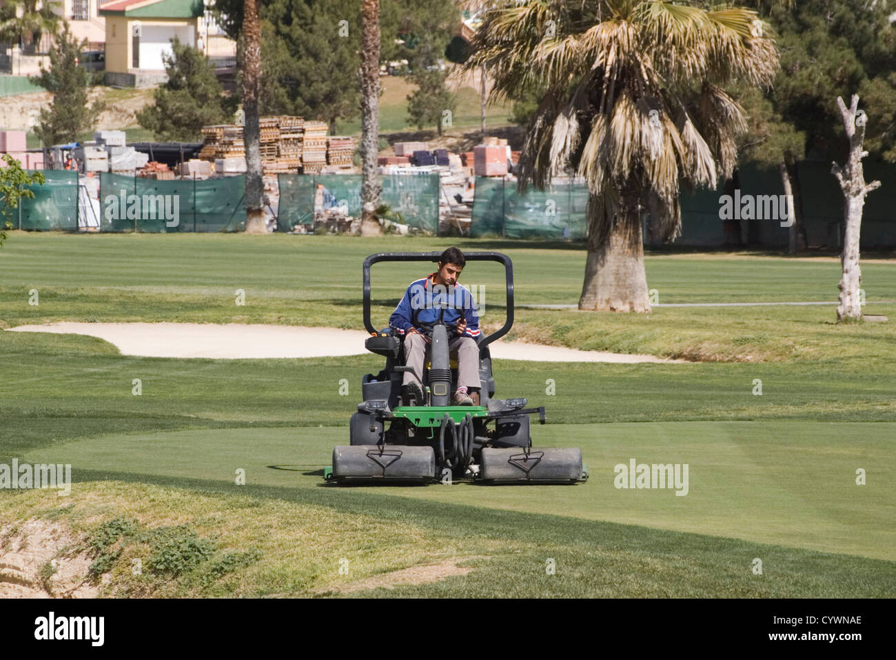 Golf course mowing High Resolution Stock Photography and Images - Alamy