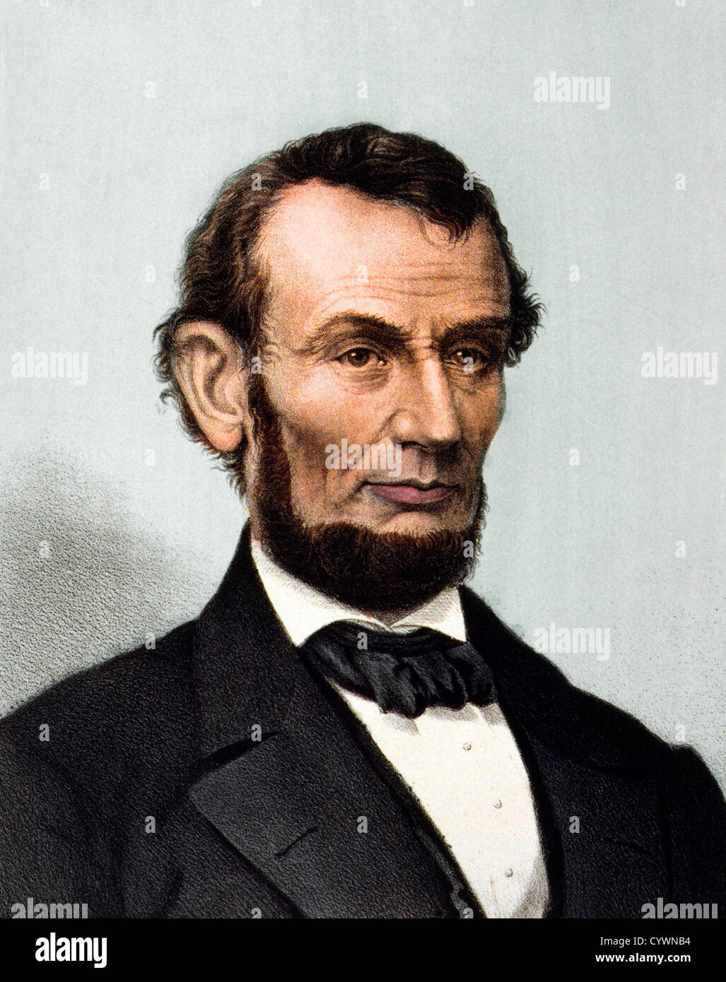 Vintage portrait of Abraham Lincoln Stock Photo - Alamy