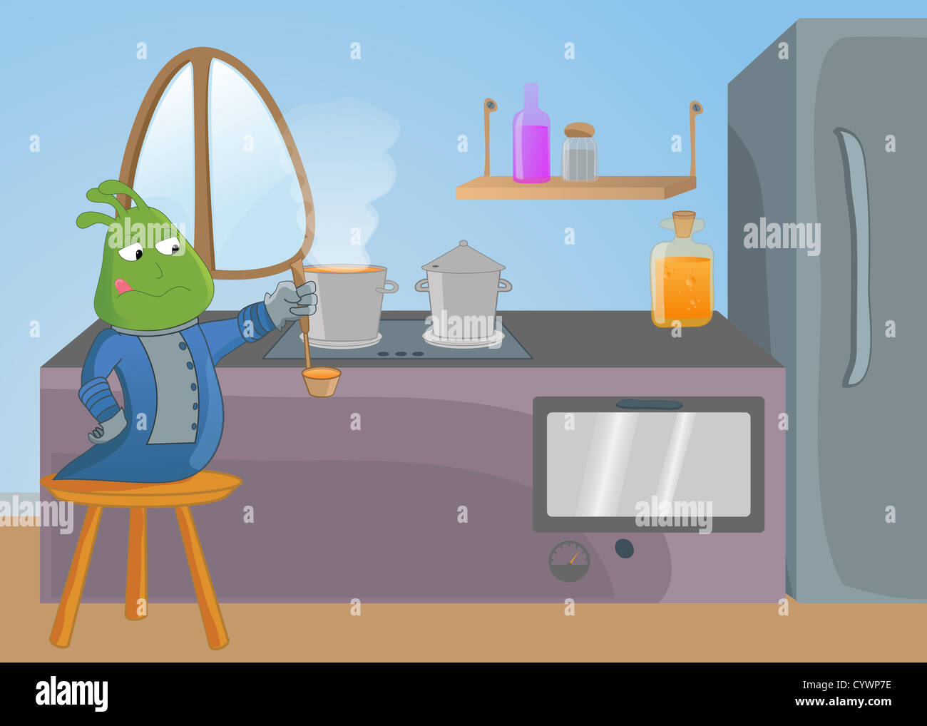 Little alien hi-res stock photography and images - Alamy