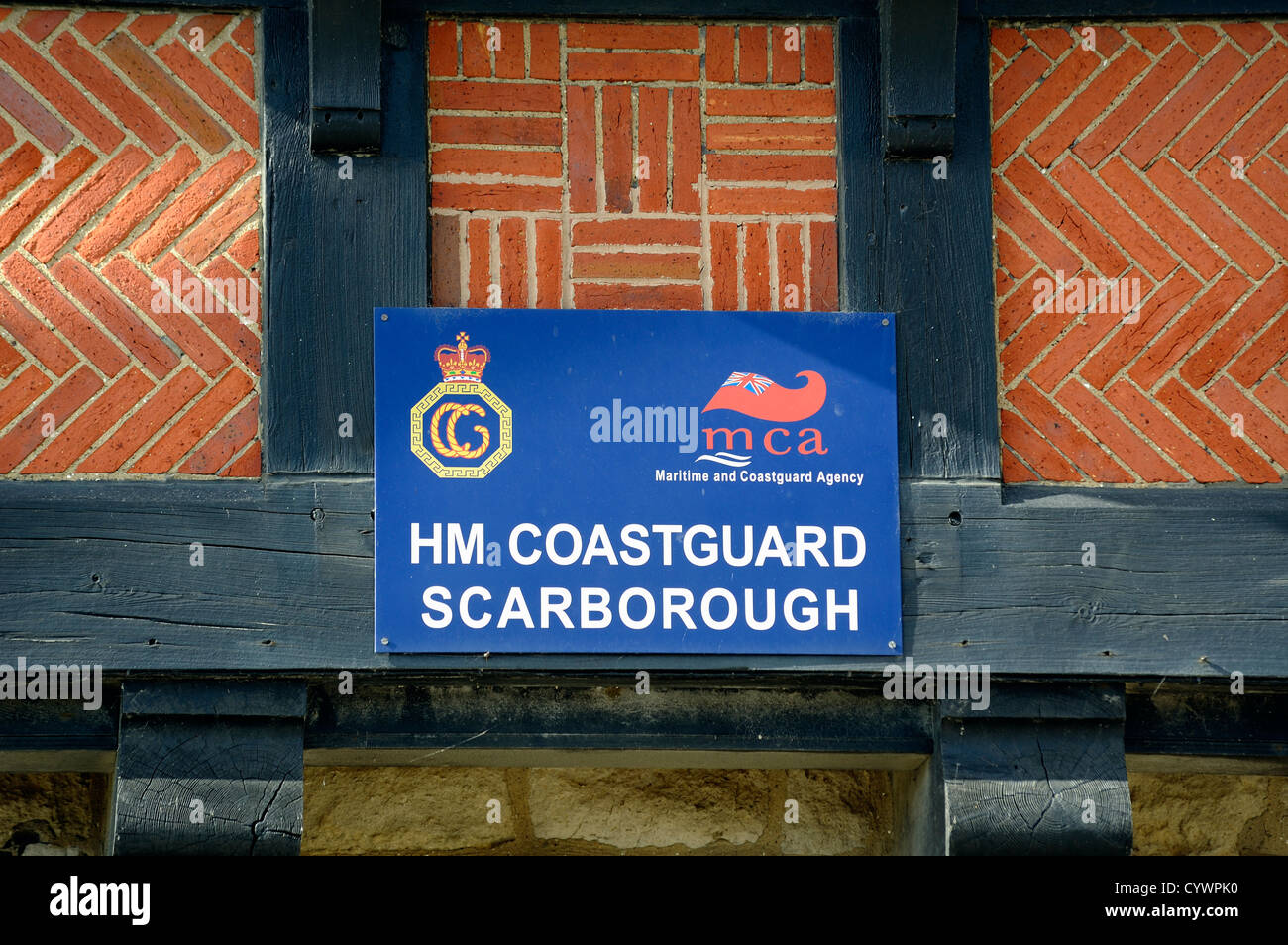 Hm coastguard scarborough england uk Stock Photo - Alamy