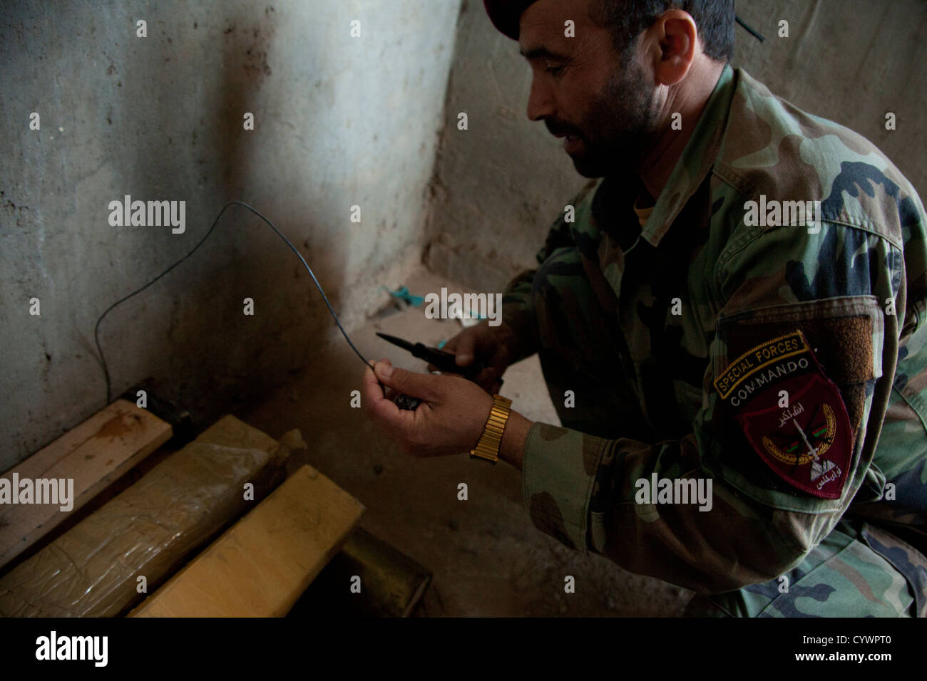 A commando with the Afghan National Army’s 9th Special Operations ...