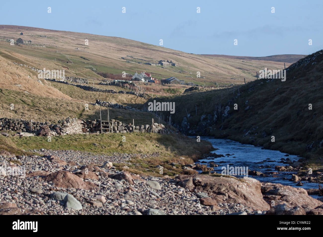 Dale of Walls, Westside, Shetland Stock Photo - Alamy