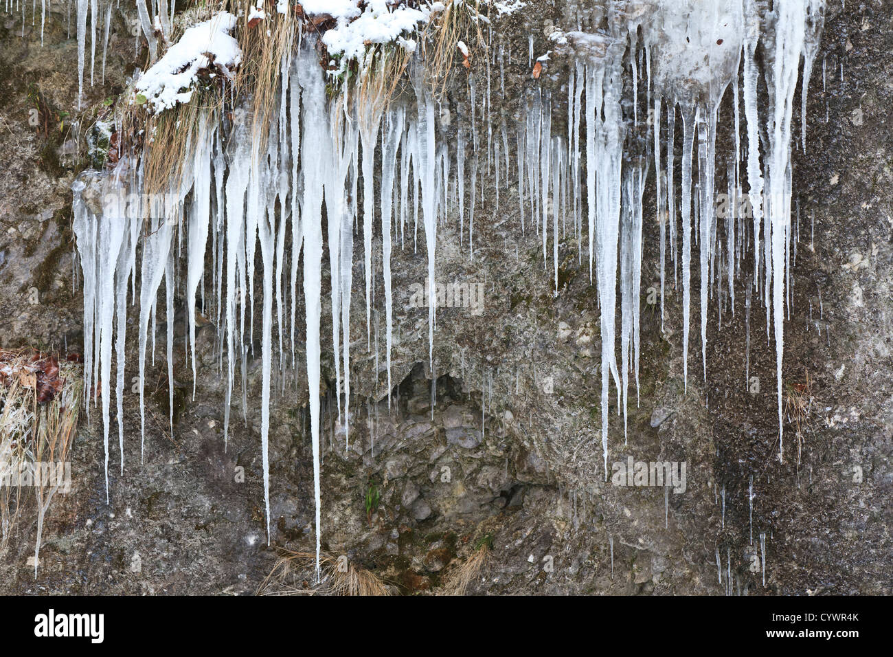 fringe of ice Stock Photo - Alamy