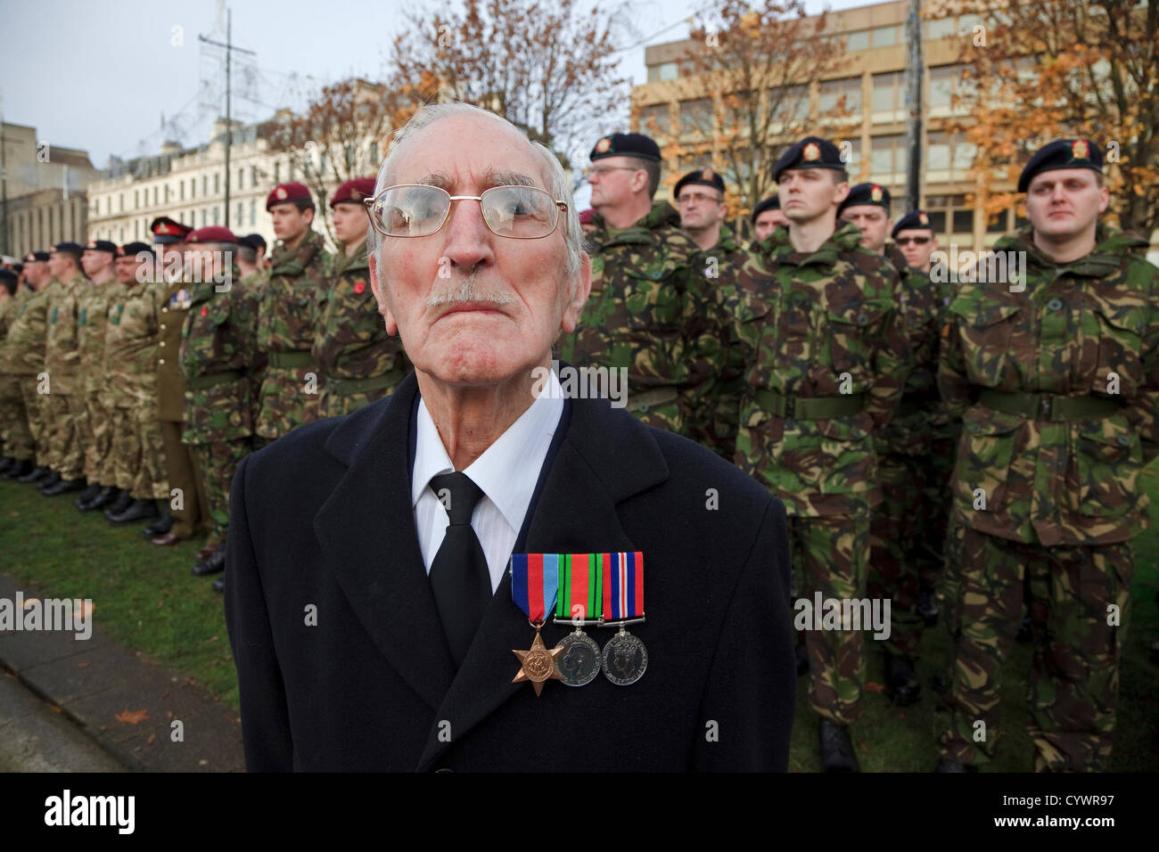Old Man With Medals High Resolution Stock Photography and Images - Alamy