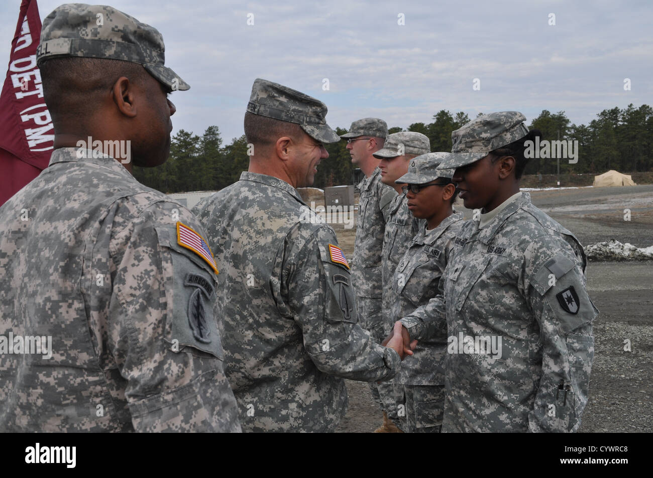 Col. Chris Sharpsten, commander of the 82nd Sustainment Brigade ...