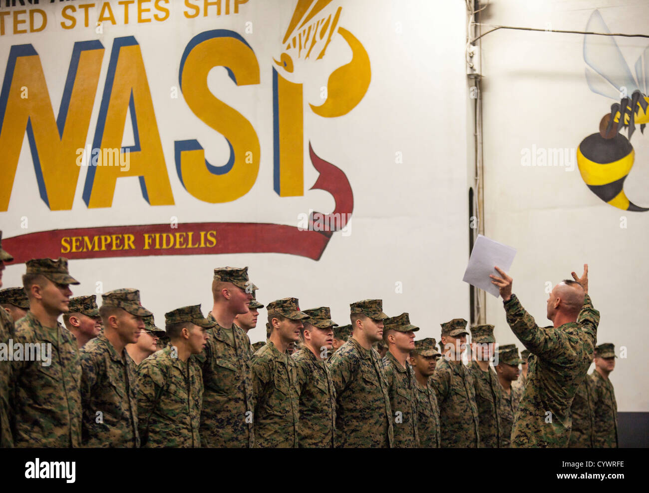 Sgt. Maj. Todd Parisi, 26th Marine Expeditionary Unit sergeant major ...
