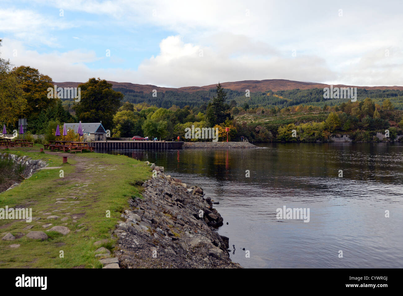 Loch Ness, Inverness, Highlands, Scotland, UK, looking towards the ...