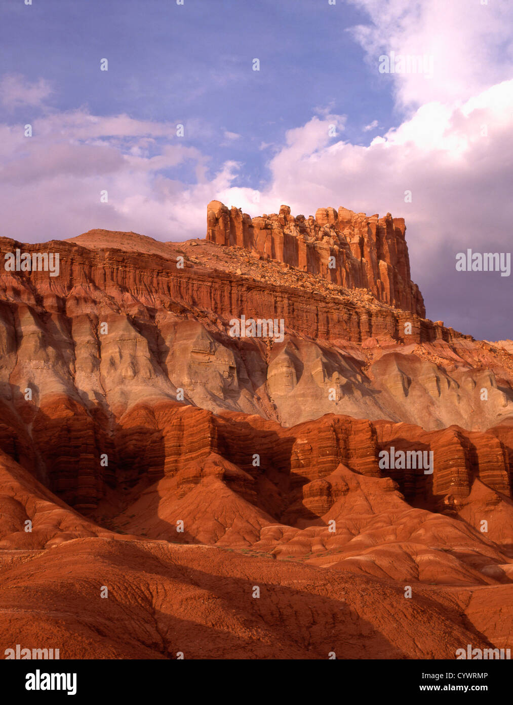 USA, Utah, Capitol Reef National Park, The Castle Stock Photo - Alamy