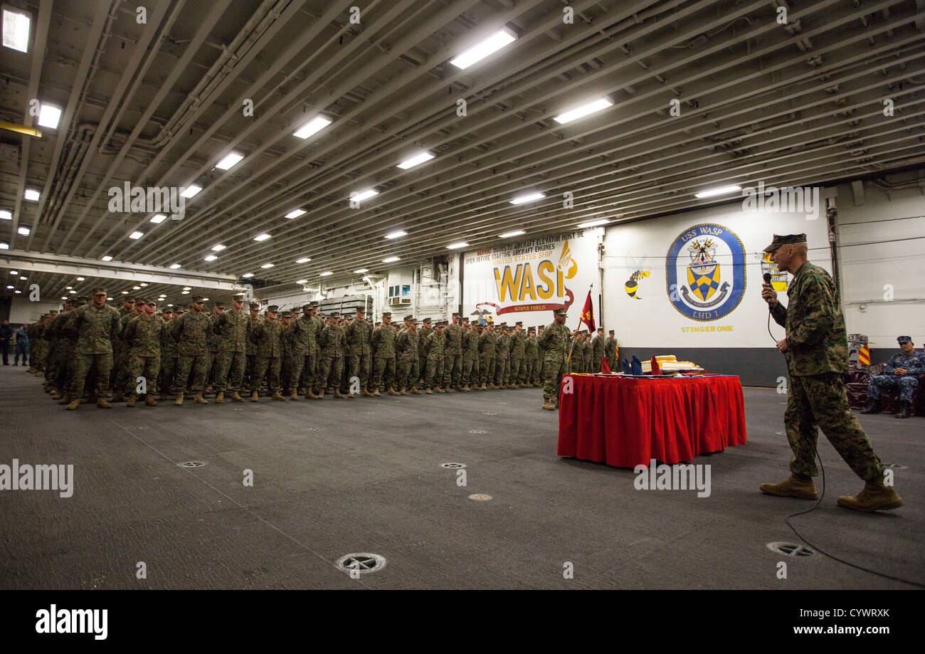 Col. Matthew St. Clair, commanding officer of the 26th Marine ...
