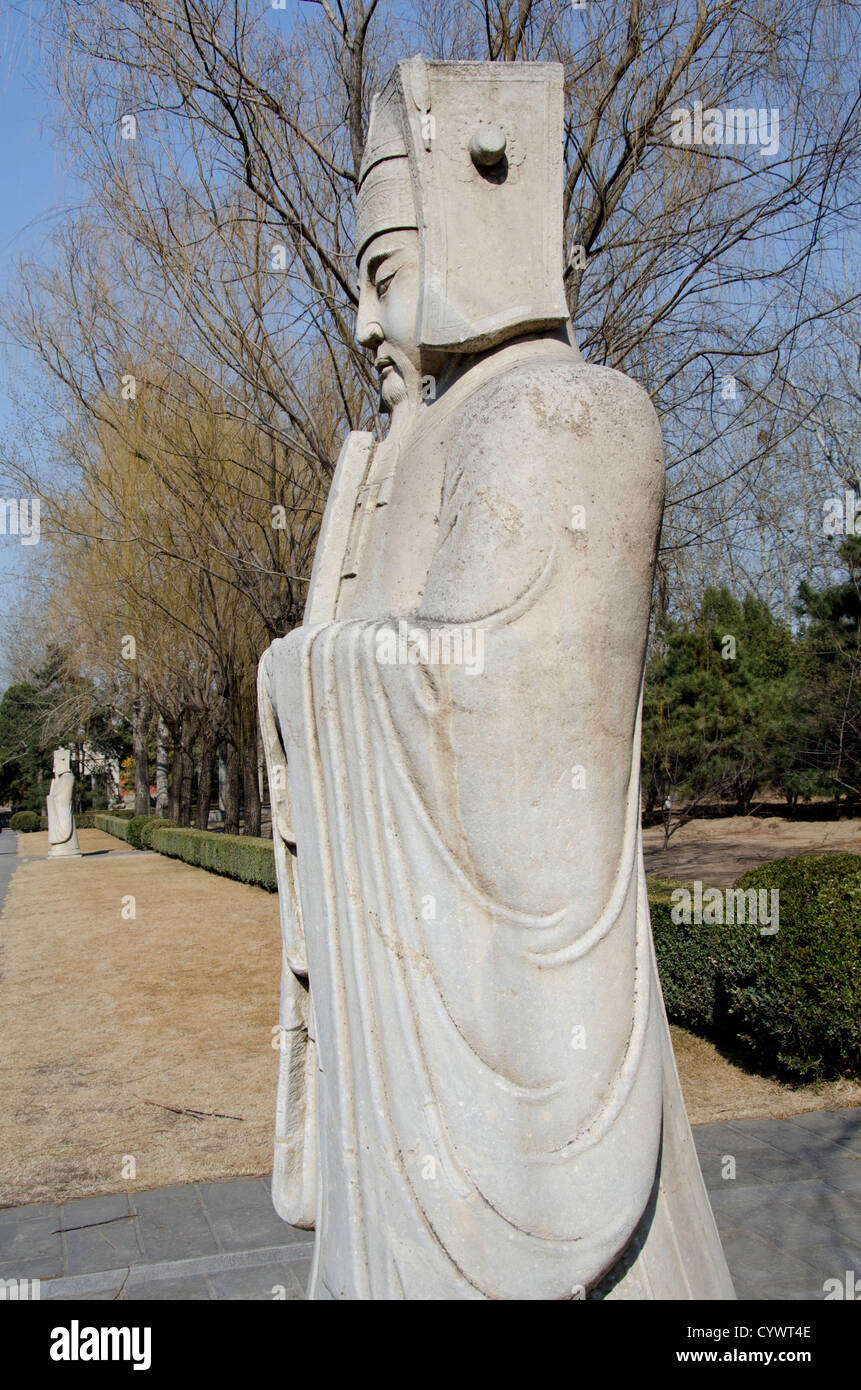 China, Beijing. Changling Sacred Way (aka Ming Tombs, God Street, The ...