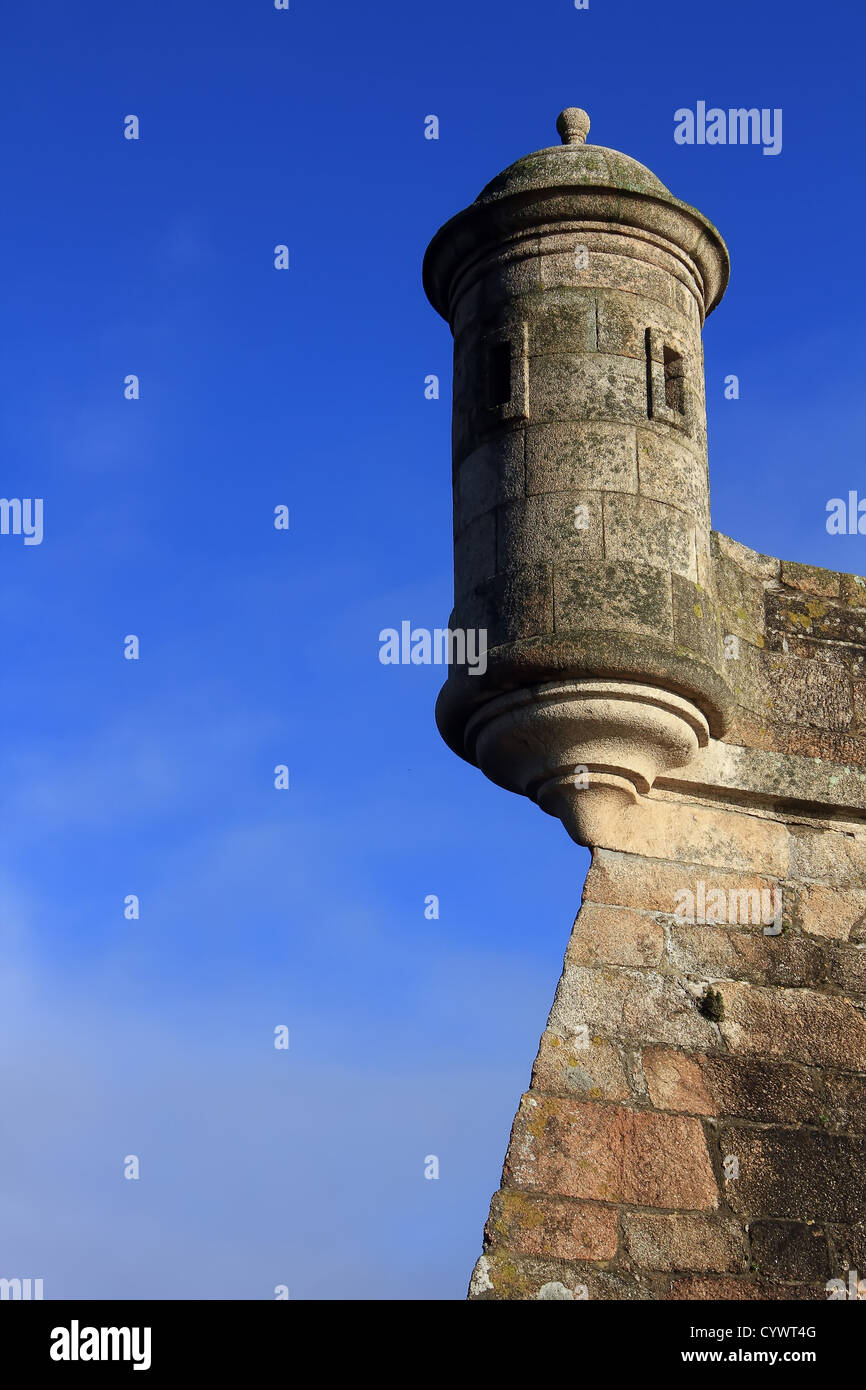checkpoint ancient fortress in Coruna, Spain Stock Photo - Alamy