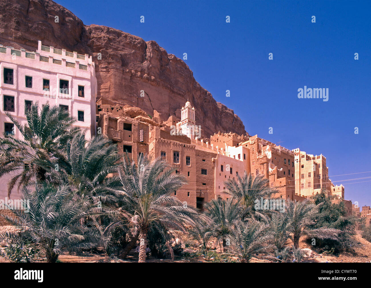 Yemen, Hadramawt Province, Wadi Doan, village Stock Photo - Alamy