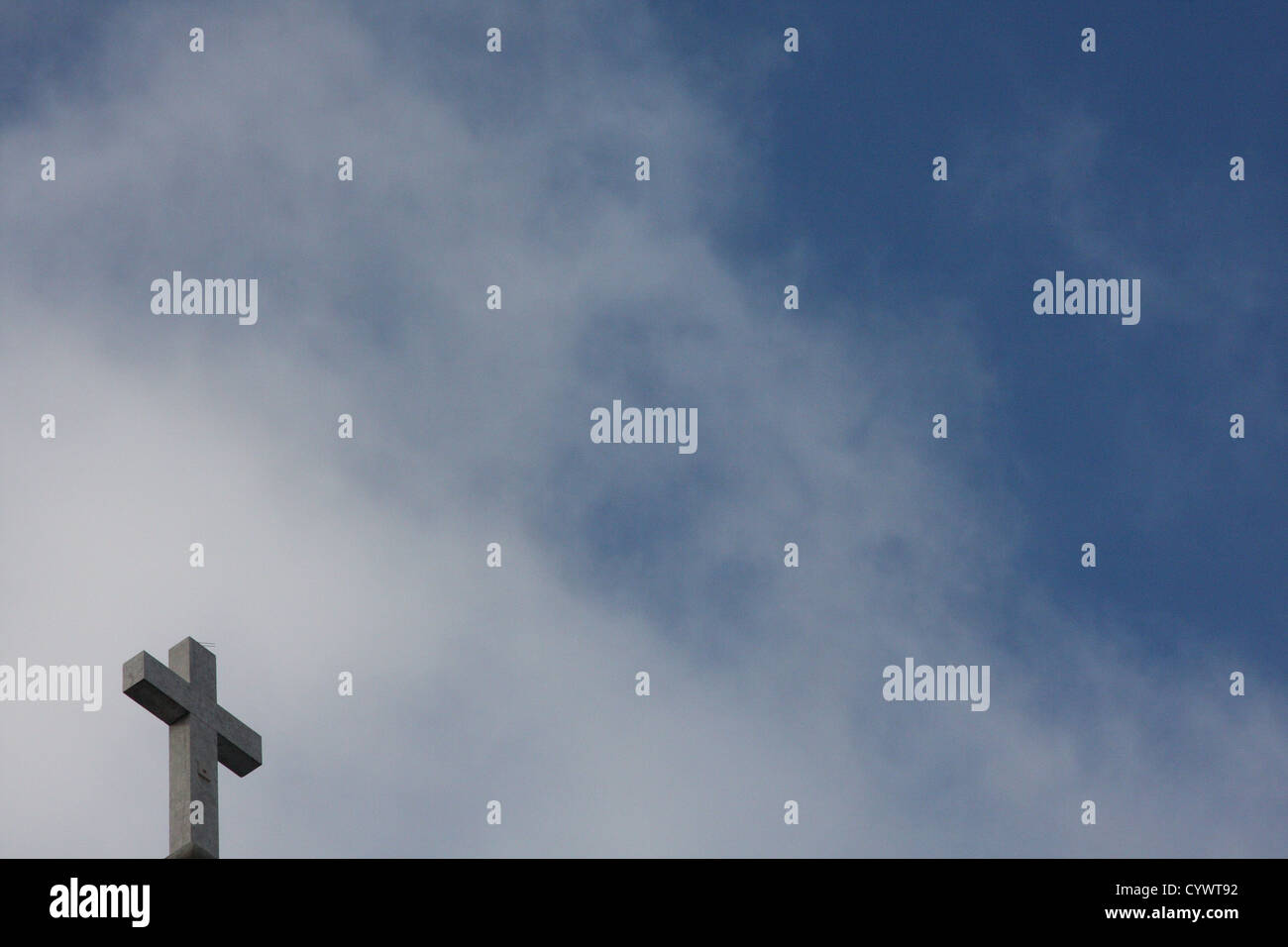 Cross and sky Stock Photo - Alamy
