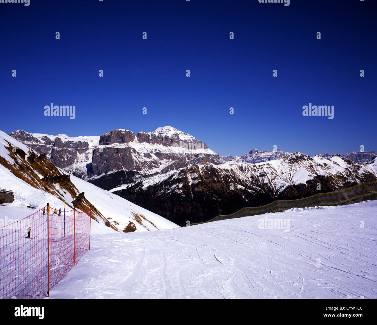 Gruppo Sella, Sella Gruppe, Val Gardena, Dolomites, Italy Stock Photo ...
