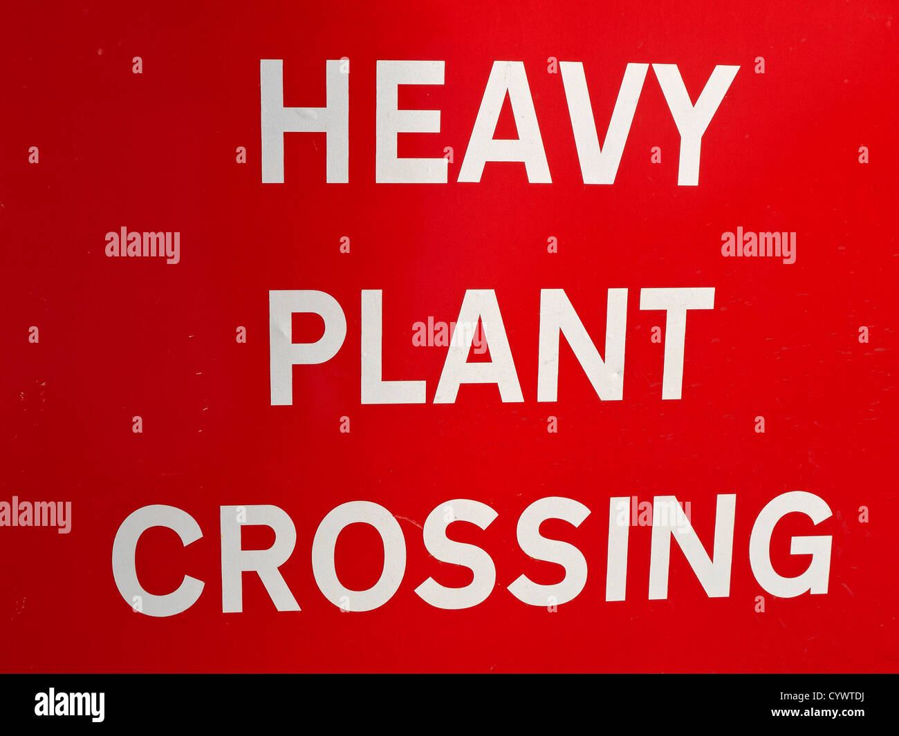 Heavy plant crossing road sign UK Stock Photo - Alamy