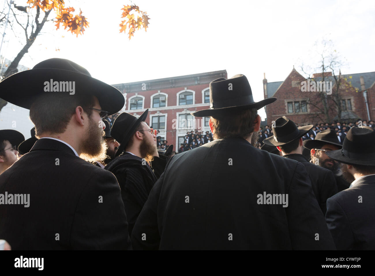 Nov. 10, 2012 - Brooklyn, NY, USA - Rabbis from the Chabad-Lubavitch ...