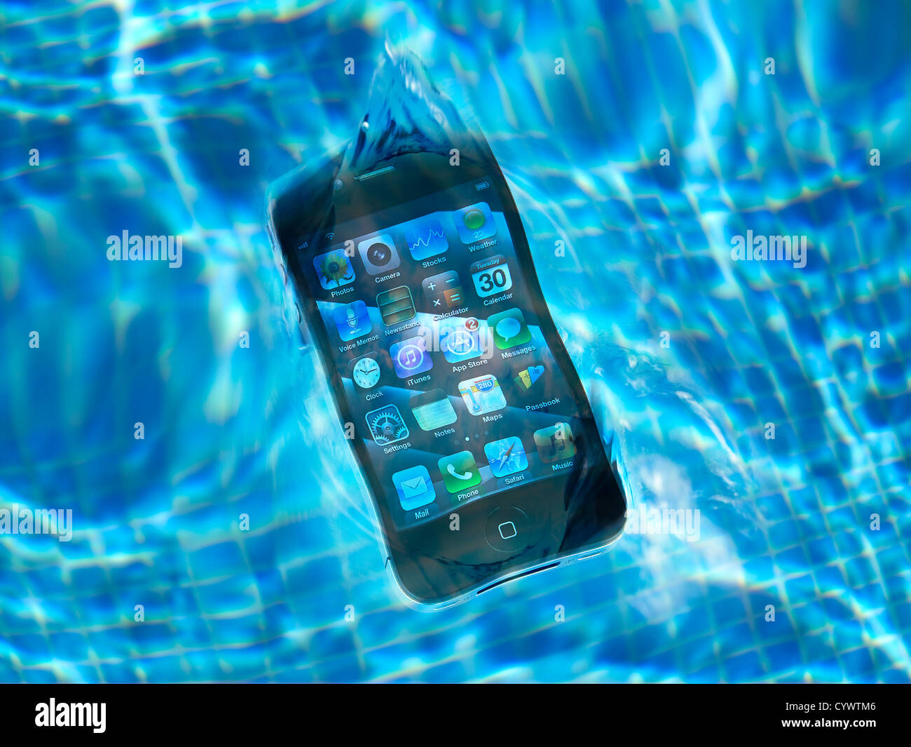 Phone dropped in pool Stock Photo - Alamy Phone dropped in pool Stock Photo - Alamy