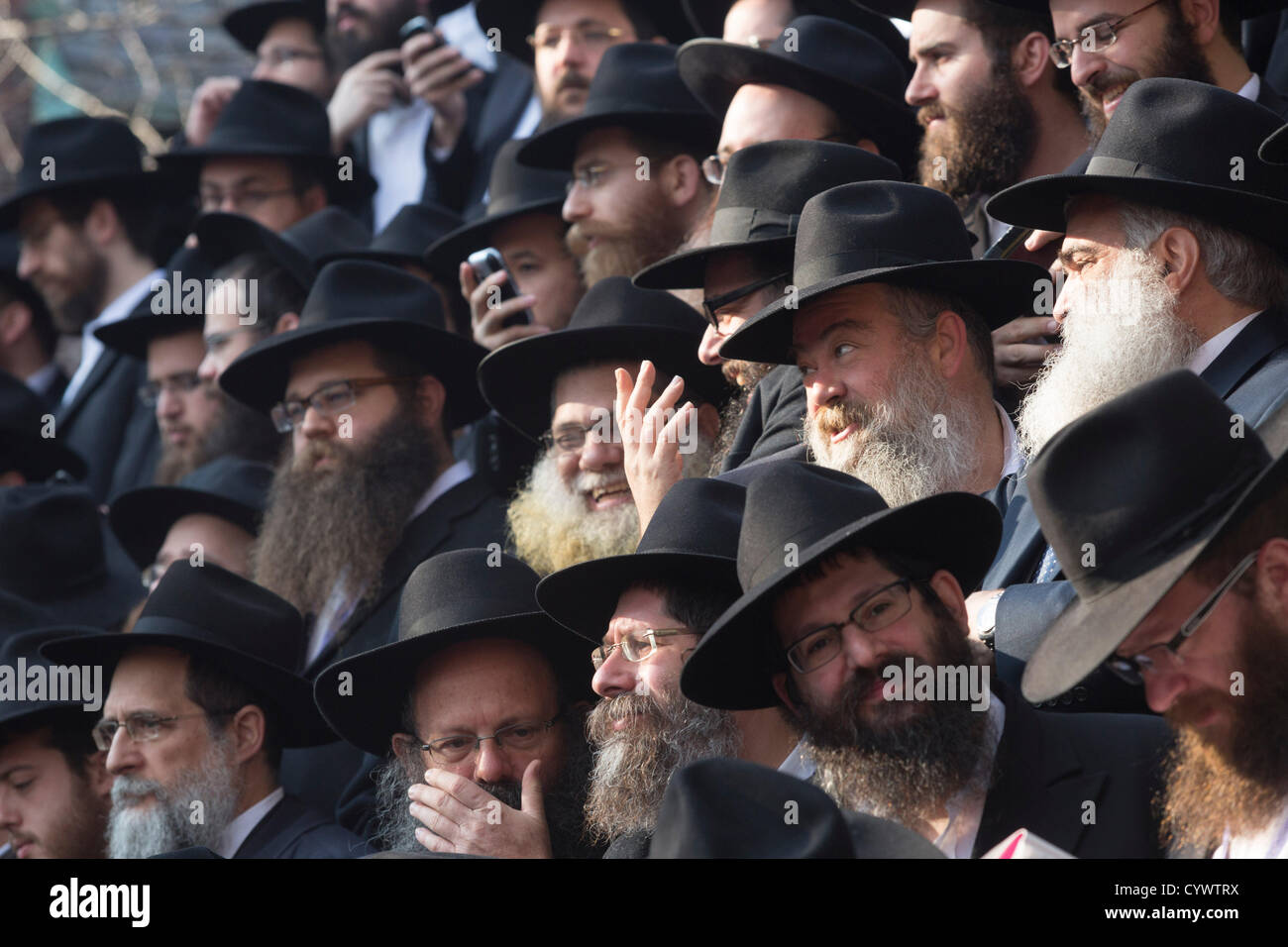 Nov. 10, 2012 - Brooklyn, NY, USA - Rabbis from the Chabad-Lubavitch ...