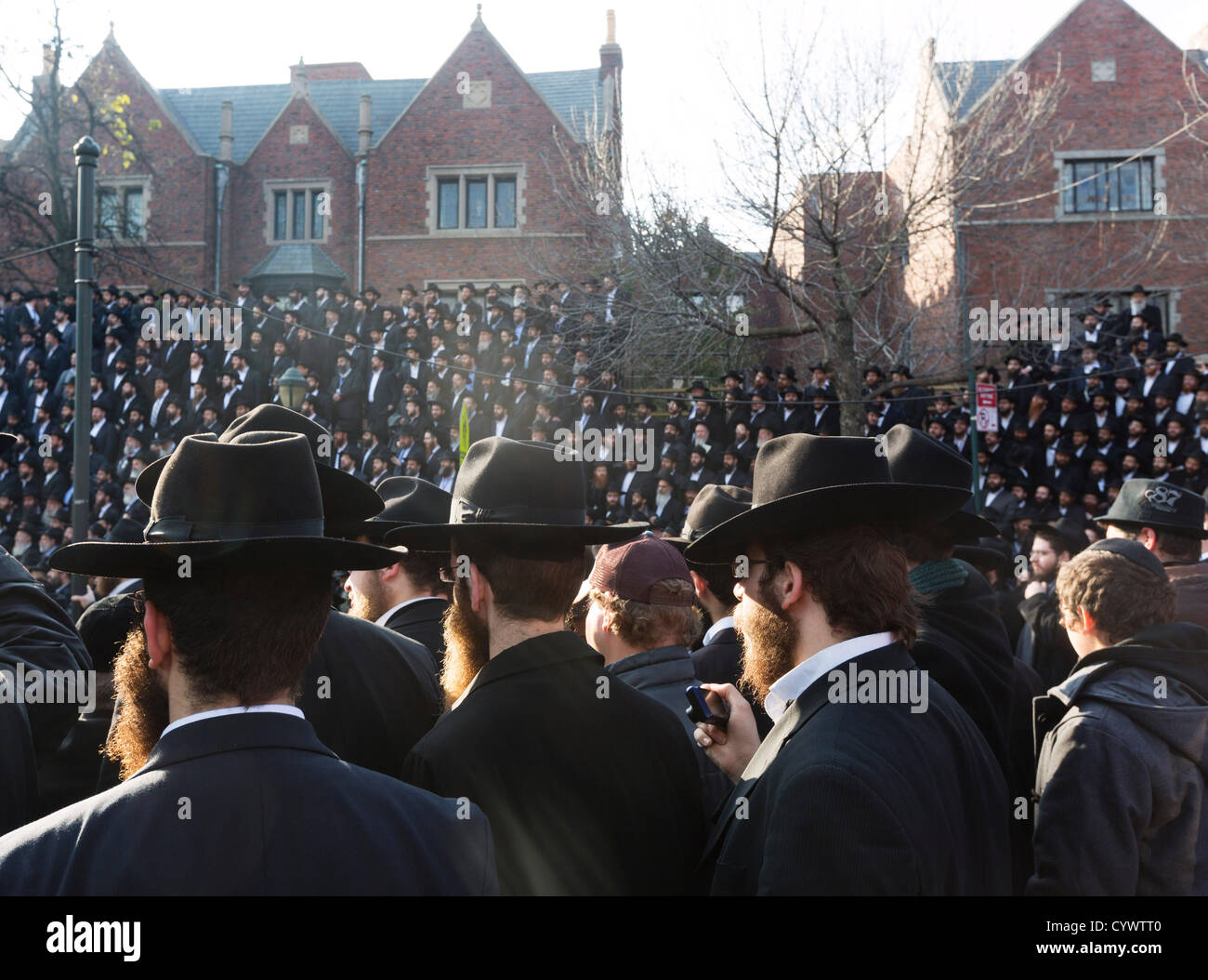 Nov. 10, 2012 - Brooklyn, NY, USA - Rabbis from the Chabad-Lubavitch ...