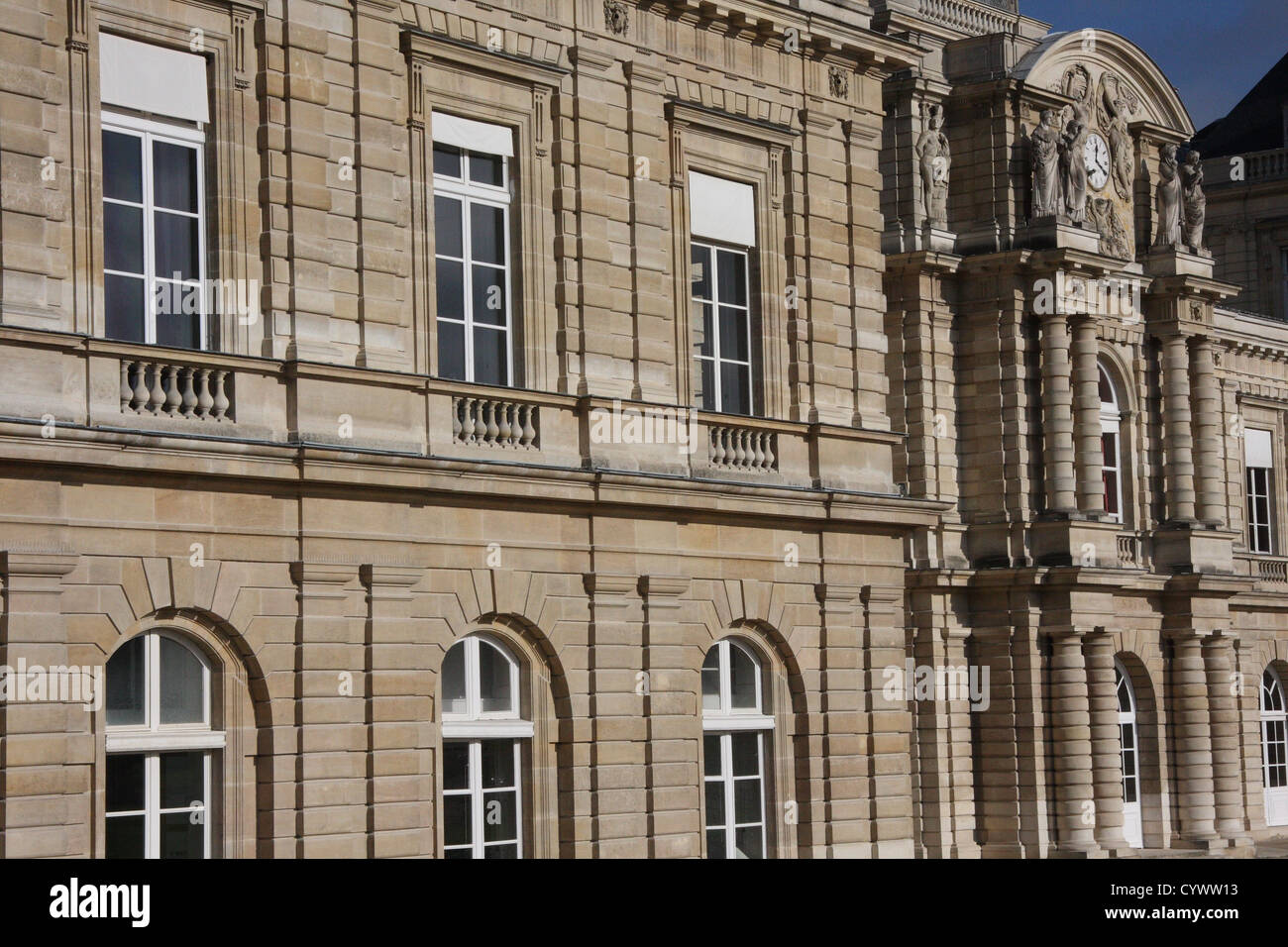 The French Senate in Paris Stock Photo - Alamy