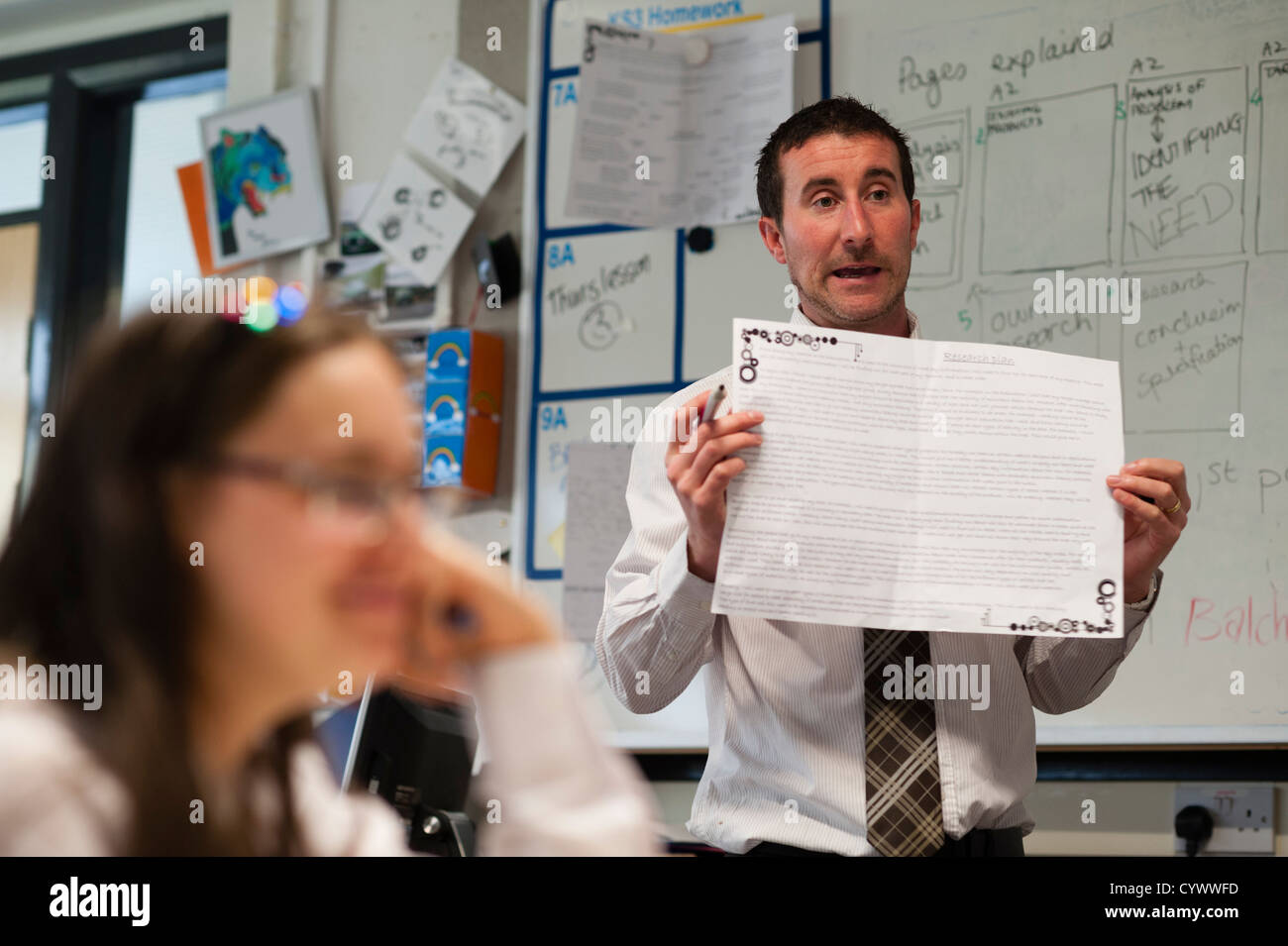 School teacher classroom uk secondary hi-res stock photography and ...