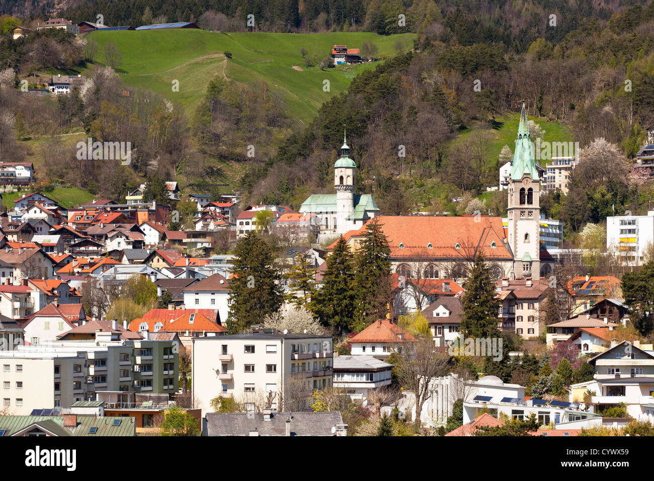 Innsbruck austria skyline mountains hi-res stock photography and images ...