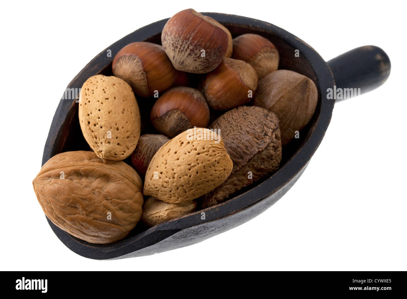 Pecans and walnuts and almonds hi-res stock photography and images - Alamy