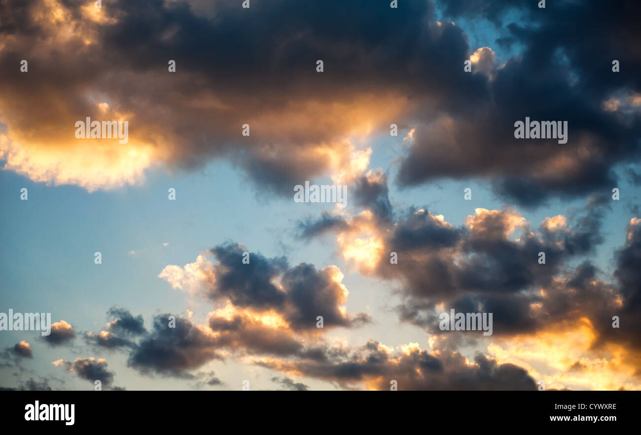 Cloudy sky full of deep clouds Stock Photo - Alamy