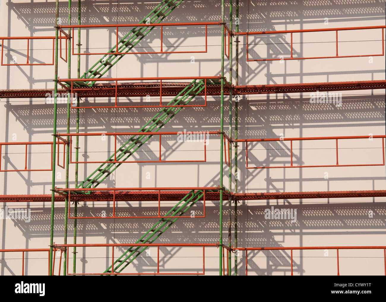 scaffolding construction background Stock Photo - Alamy