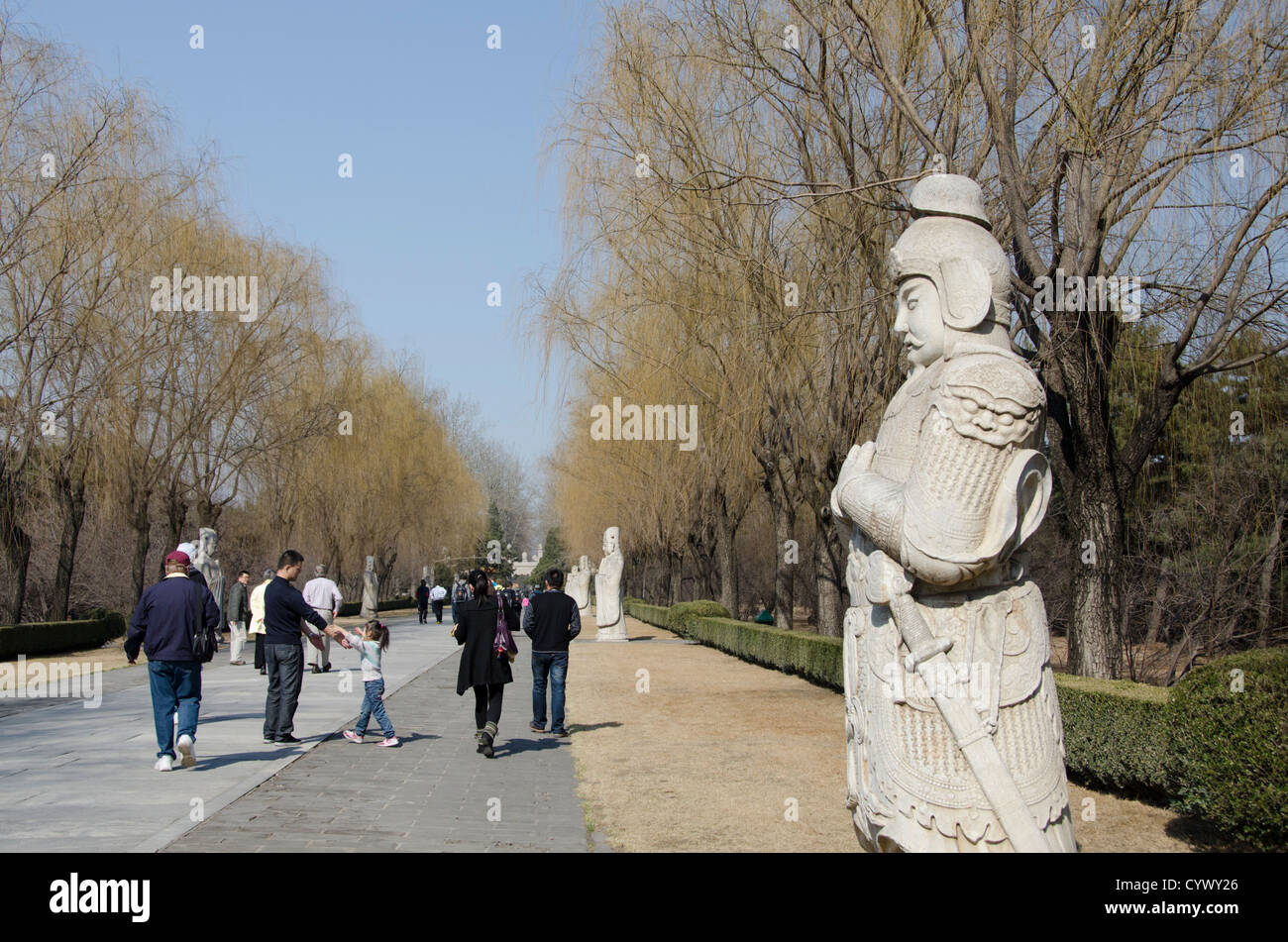 China, Beijing. Changling Sacred Way (aka Ming Tombs, God Street, The ...