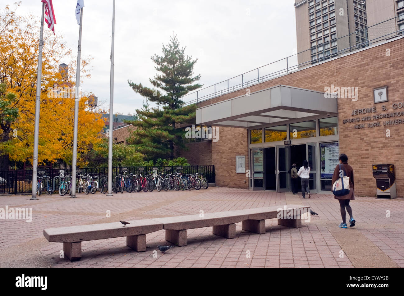 Coles Sports and Recreation Center entrance Stock Photo - Alamy
