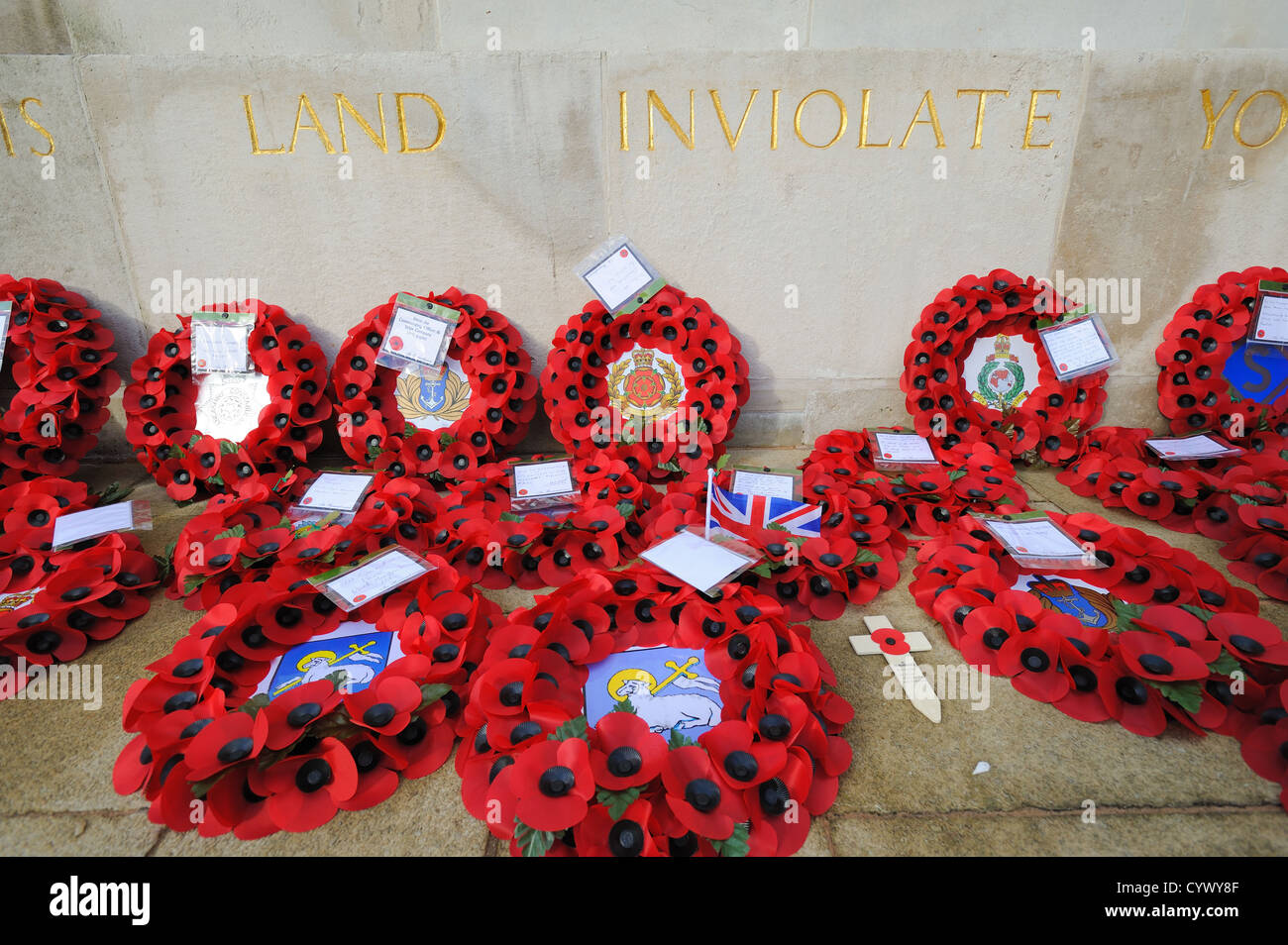Remembrance Day displays Stock Photo - Alamy