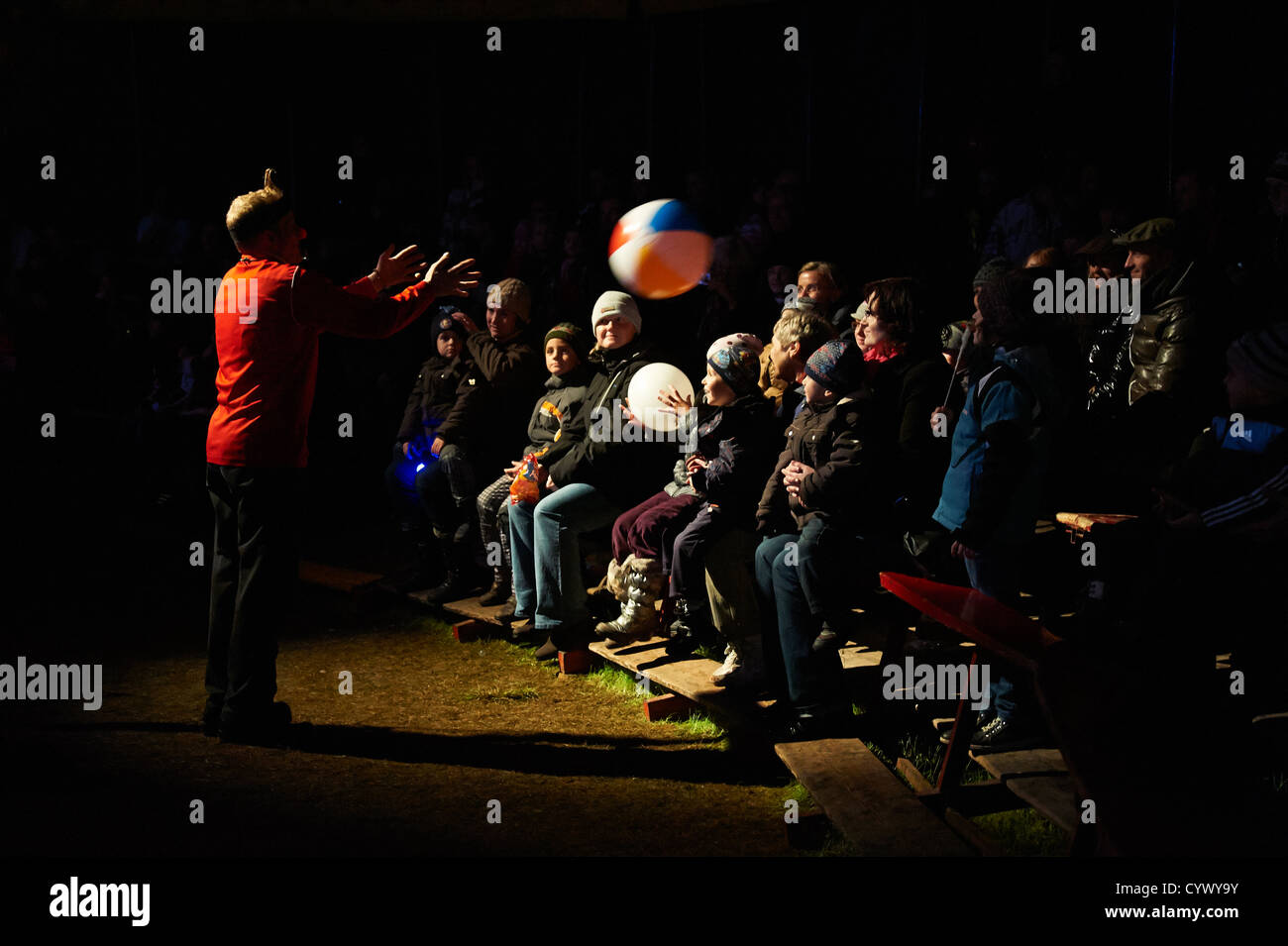 Big top interior circus hi-res stock photography and images - Alamy