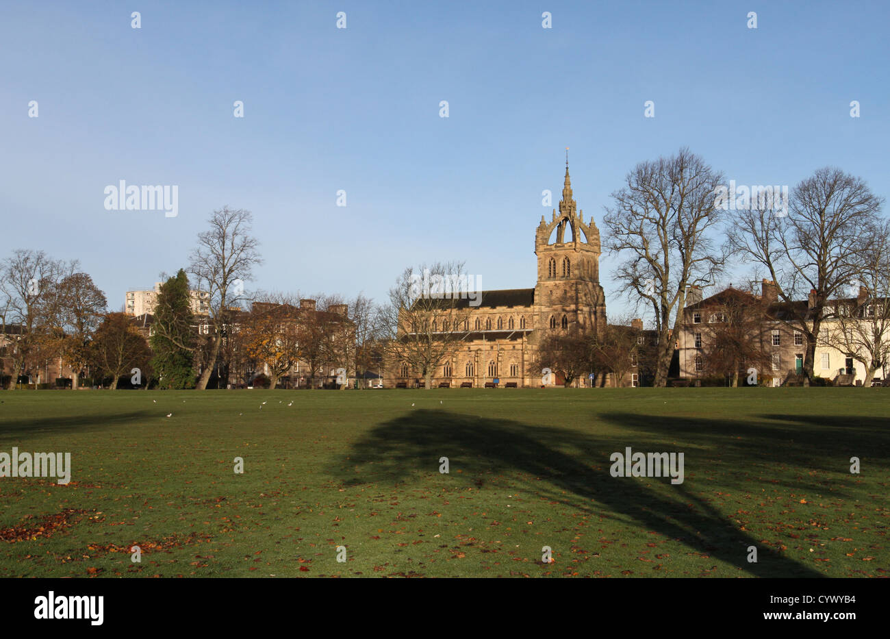 South Inch park and St Leonards in the Fields Church Perth Scotland ...