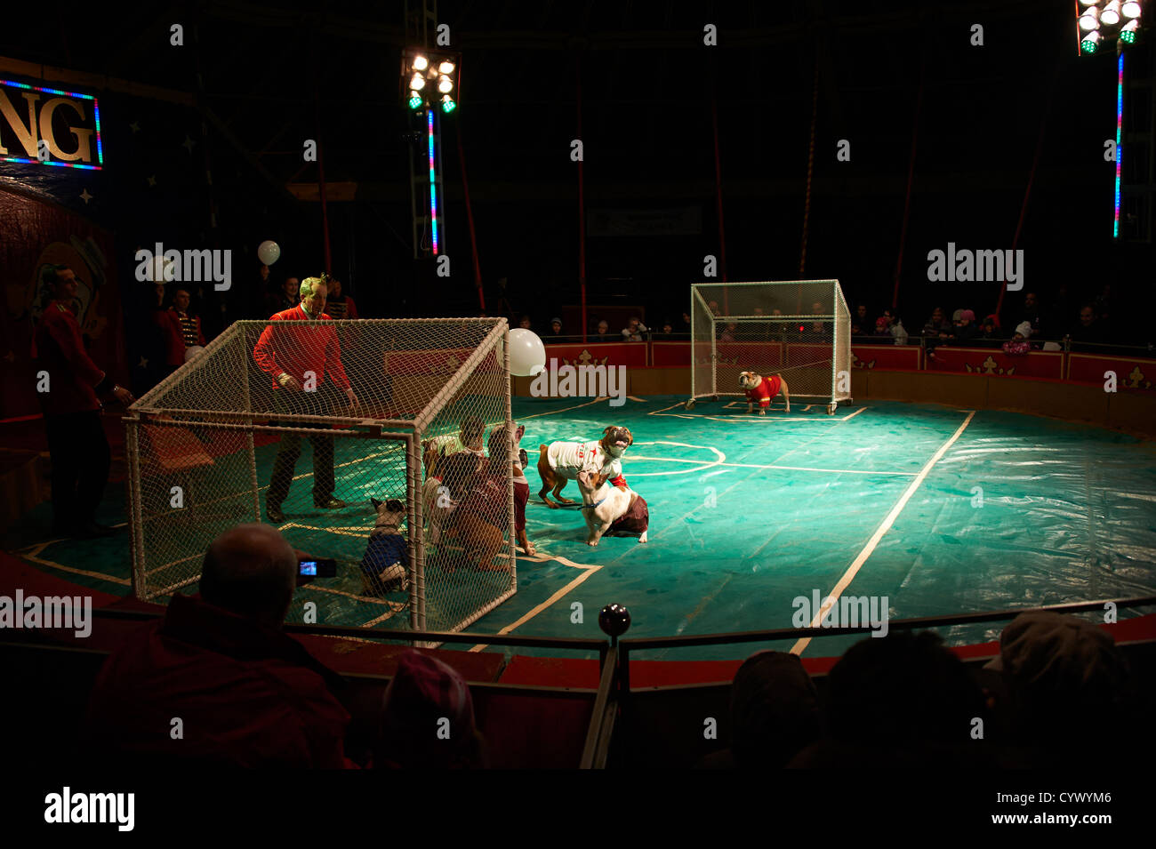 Circus big top interior hi-res stock photography and images - Alamy