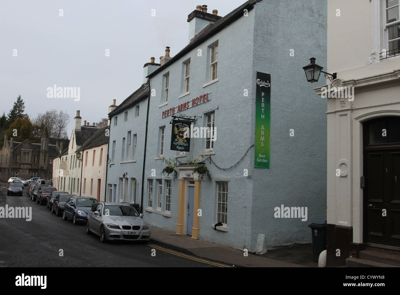 Perth Arms Hotel Dunkeld Scotland November 2012 Stock Photo - Alamy