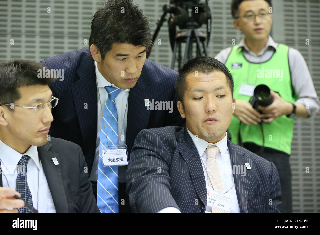 (L to R) Kosei Inoue (JPN), Keiji Suzuki (JPN), NOVEMBER 10, 2012 ...