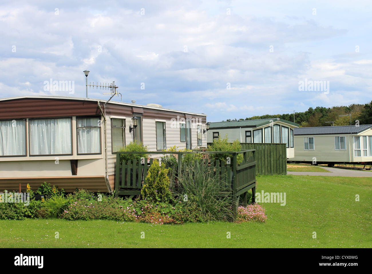 Static caravans hi-res stock photography and images - Alamy