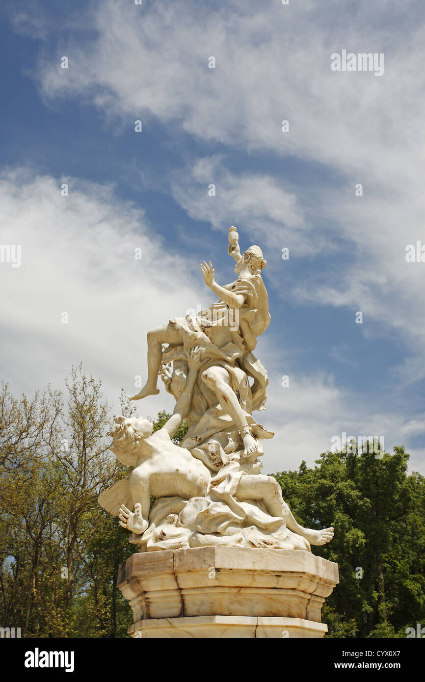 Gardens of the Royal Palace of La Granja de San Ildefonso, Spain Stock ...