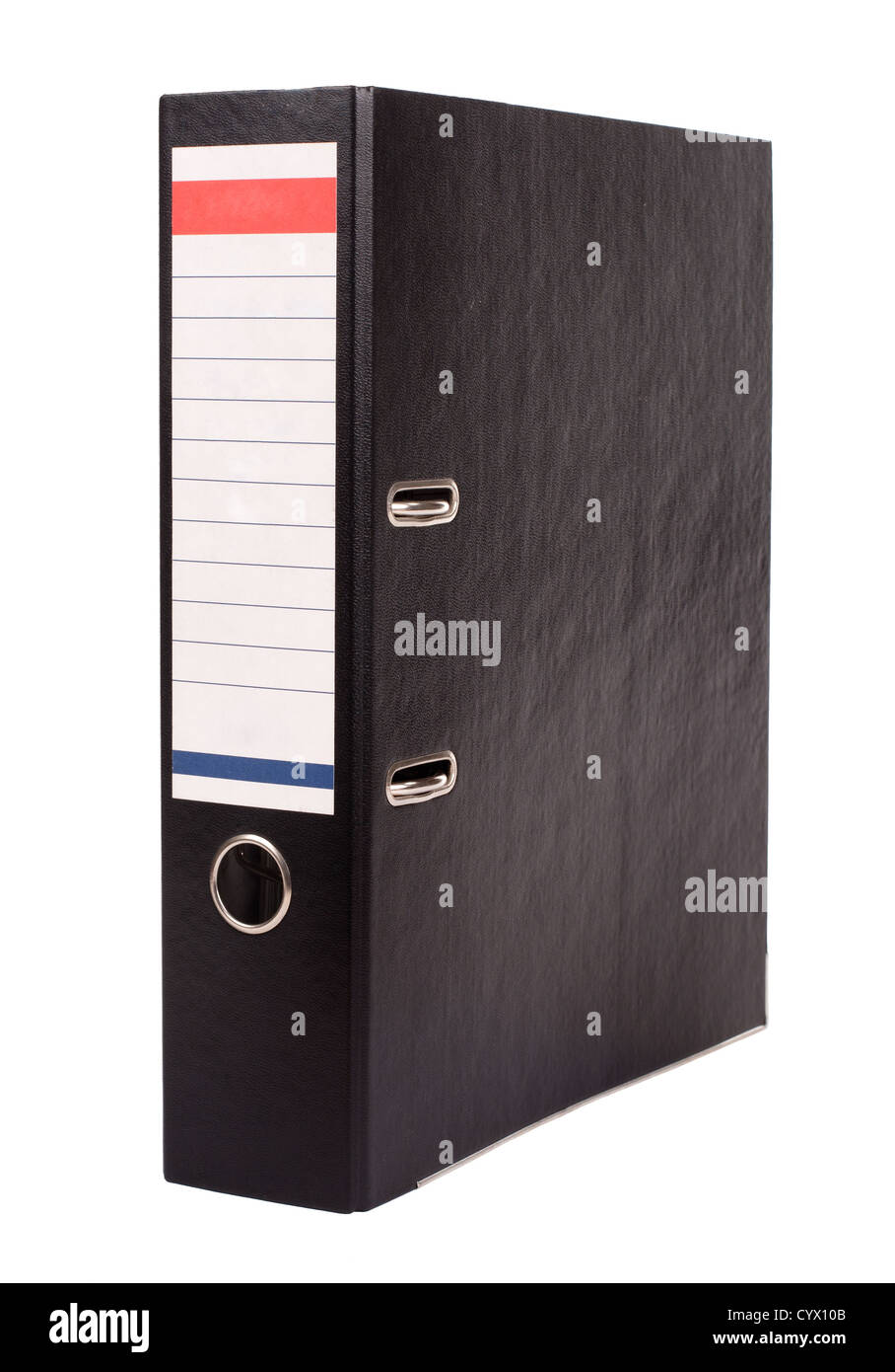 Black archive business folder isolated on white background Stock Photo ...
