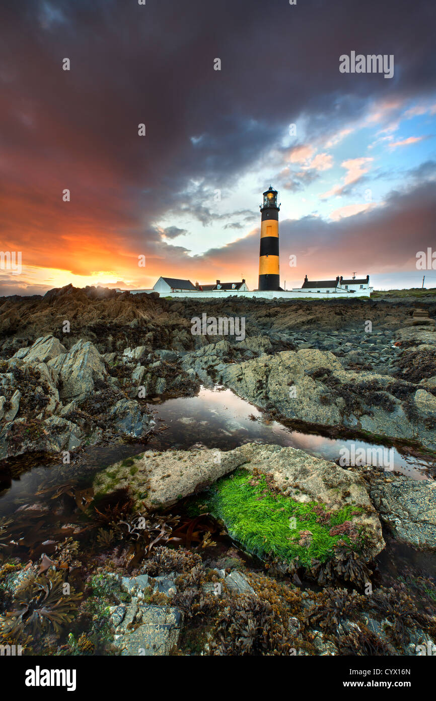 Seashore Lighthouse Sunset High Resolution Stock Photography and Images ...