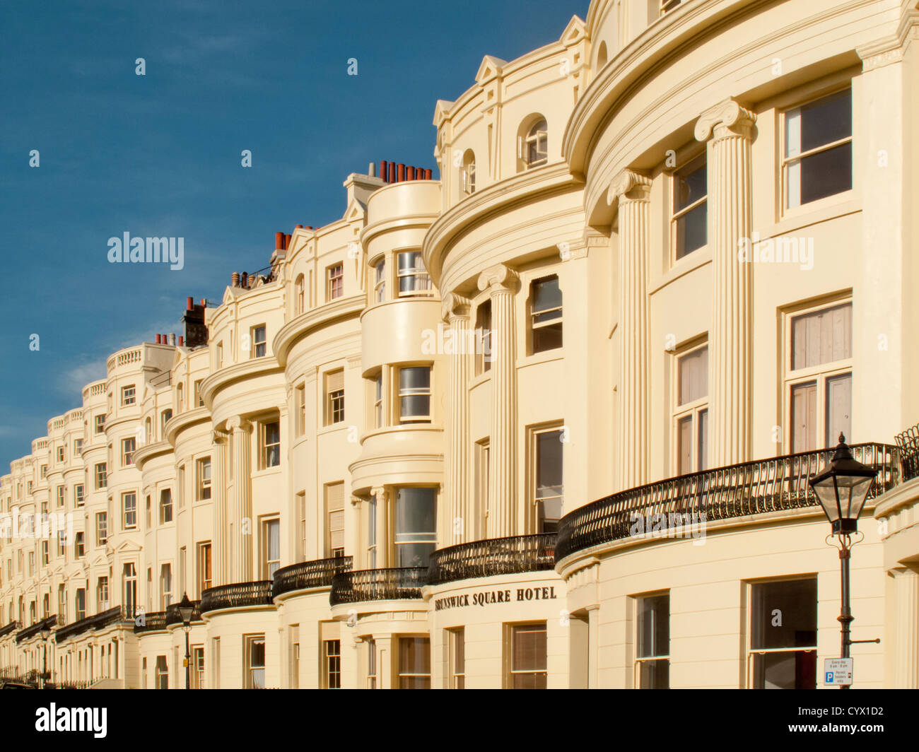 Brunswick Square, Brighton and Hove, East Sussex, England, UK Stock ...