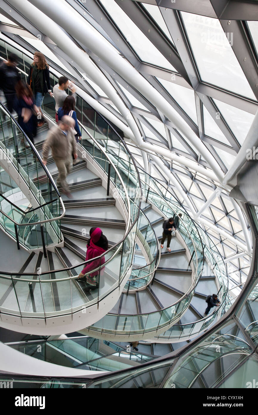 Interior steps, City Hall, London Stock Photo - Alamy