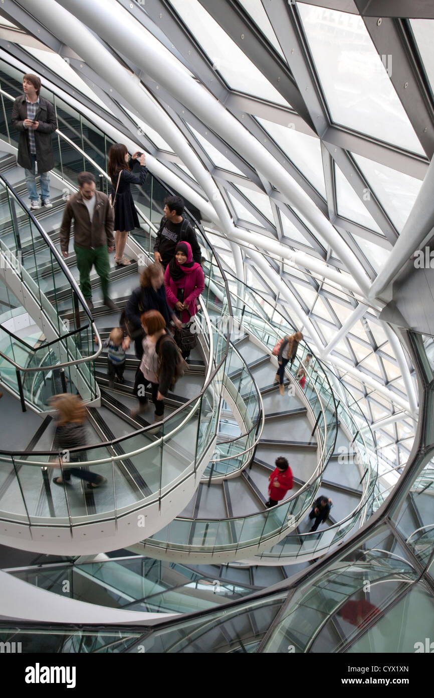 Interior steps, City Hall, London Stock Photo - Alamy
