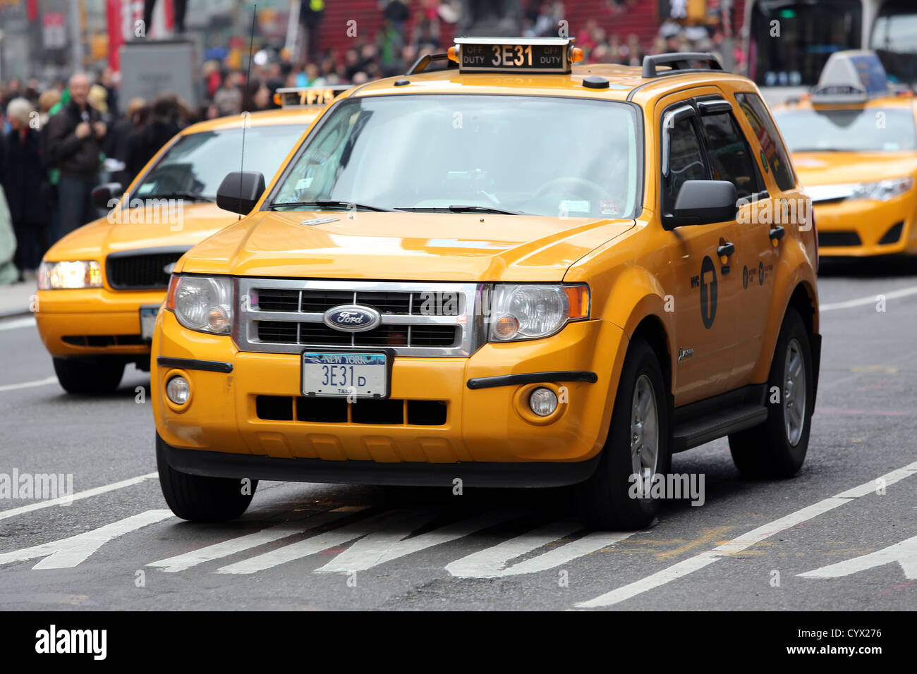 New York Yellow Cabs in Time Square Stock Photo - Alamy New York Yellow Cabs in Time Square Stock Photo - Alamy