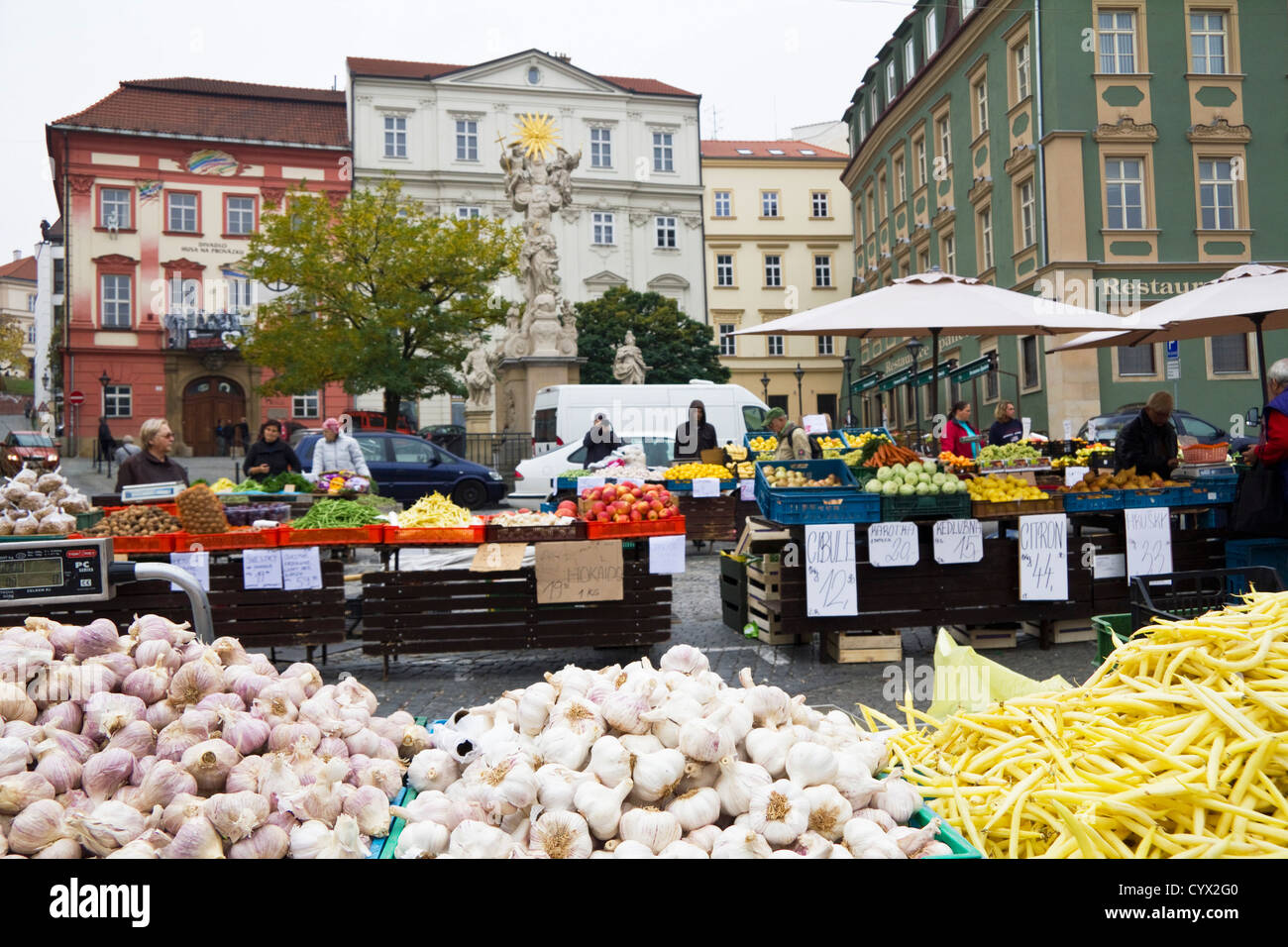 Cabbage Square, Brno, Moravia, Czech Republic Stock Photo - Alamy